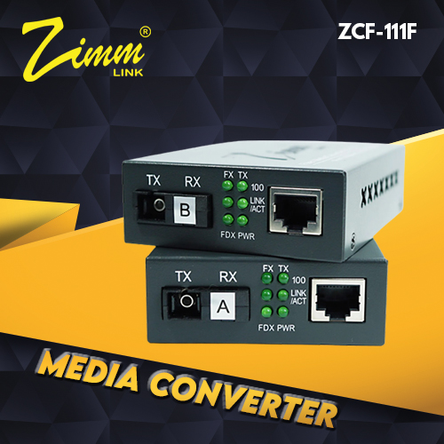 MEDIA CONVERTER ZCF-111F – Zimmlink