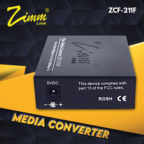 MEDIA CONVERTER ZCF-211F – Zimmlink